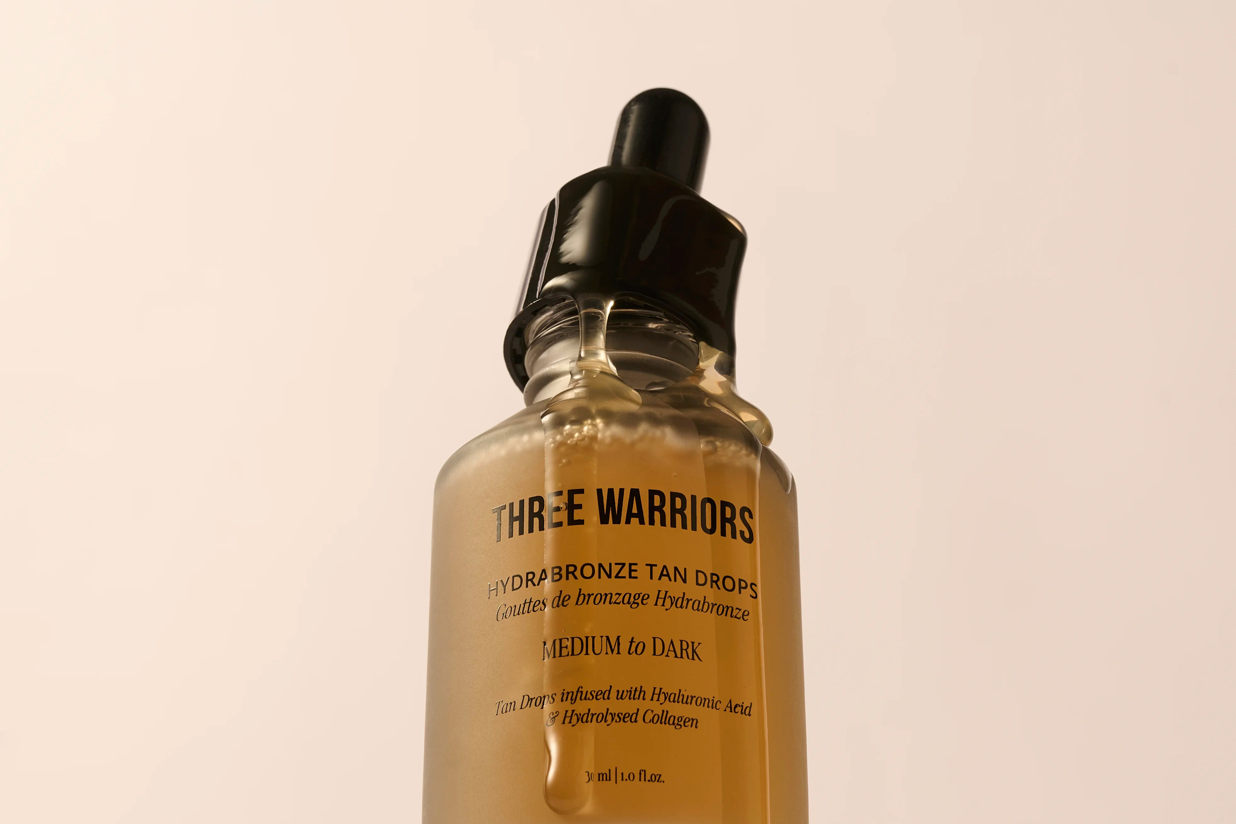 How to Use Face Tanning Drops: Three Warriors Hydrabronze Tan Drops Gu