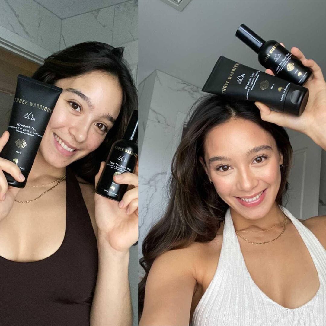 Natural Face Tan Glow Kit – Three Warriors