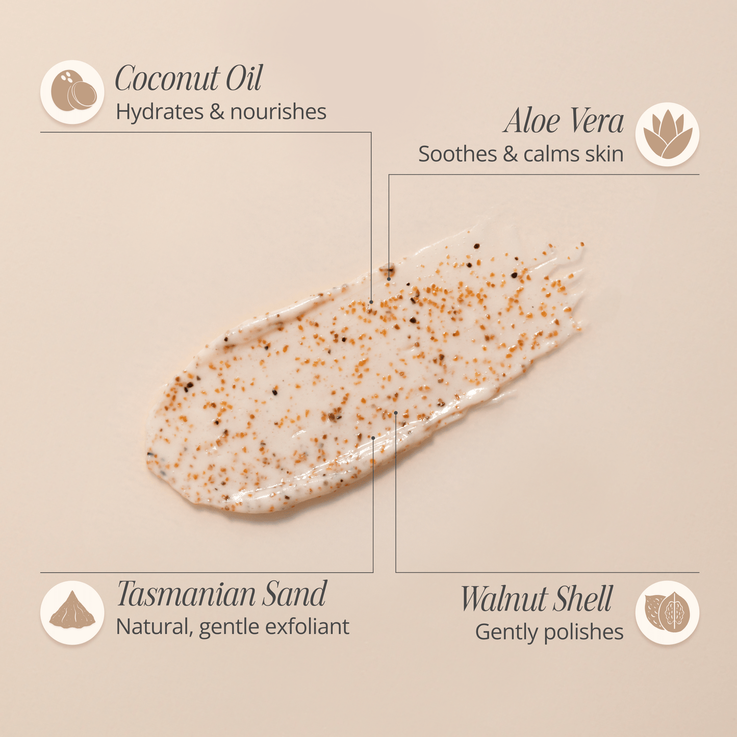 Exfoliating Scrub | Organic, Natural & Vegan - Three Warriors