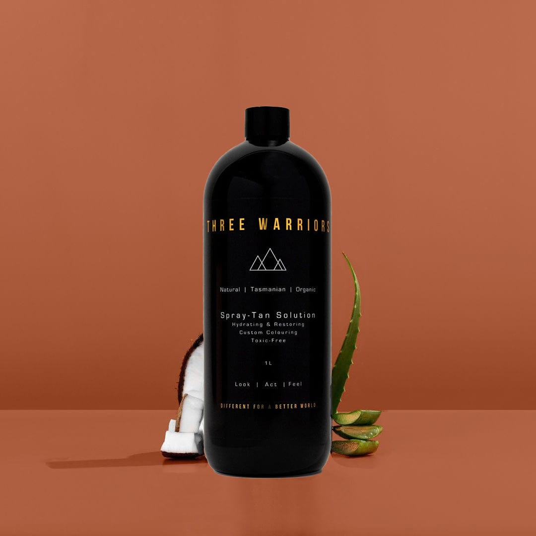 Spray Tan Solution | Organic, Natural & Vegan - Three Warriors